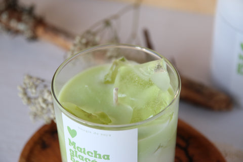 Chandelle | Matcha glacé bergamote – Savonnerie Poussière D'Étoile